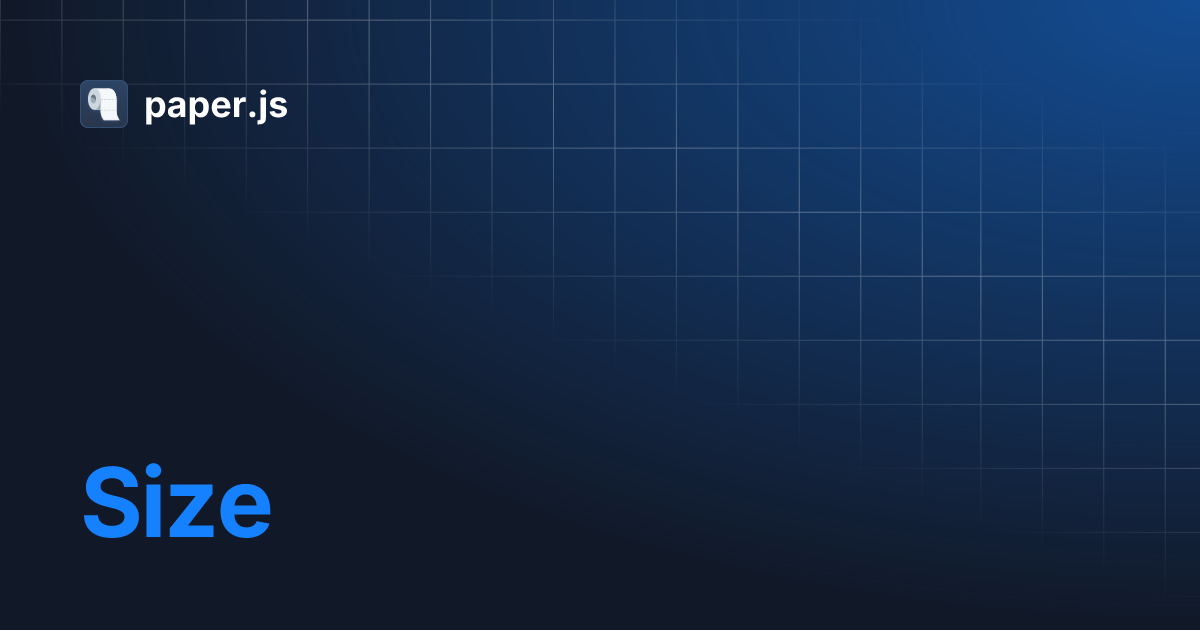 Size | paper.js